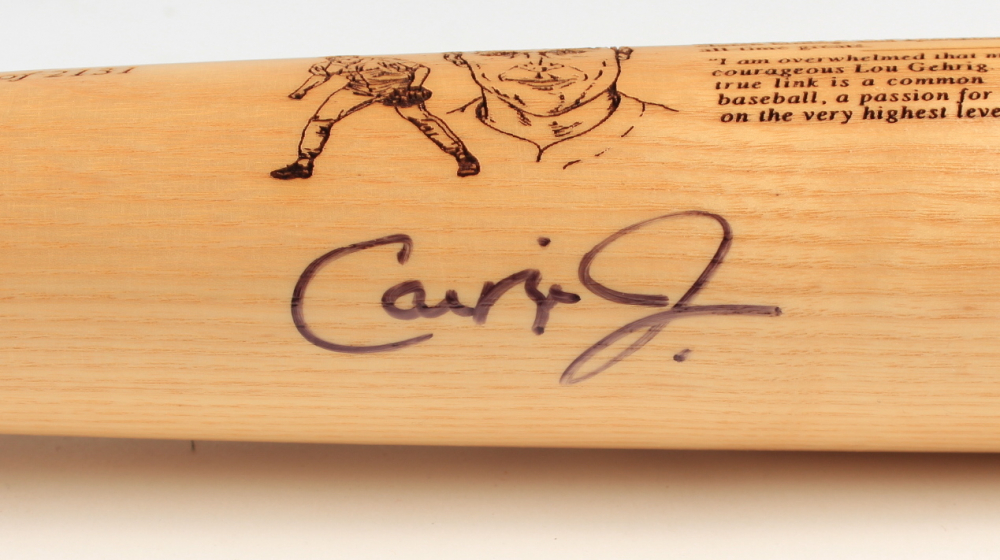 Cal Ripken Jr. Signed LE Where It All Began Baseball Bat (JSA COA ...