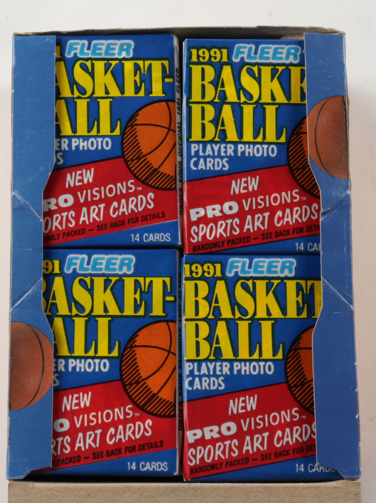 1991-92 Fleer Basketball Wax Box with (36) Packs | Pristine Auction