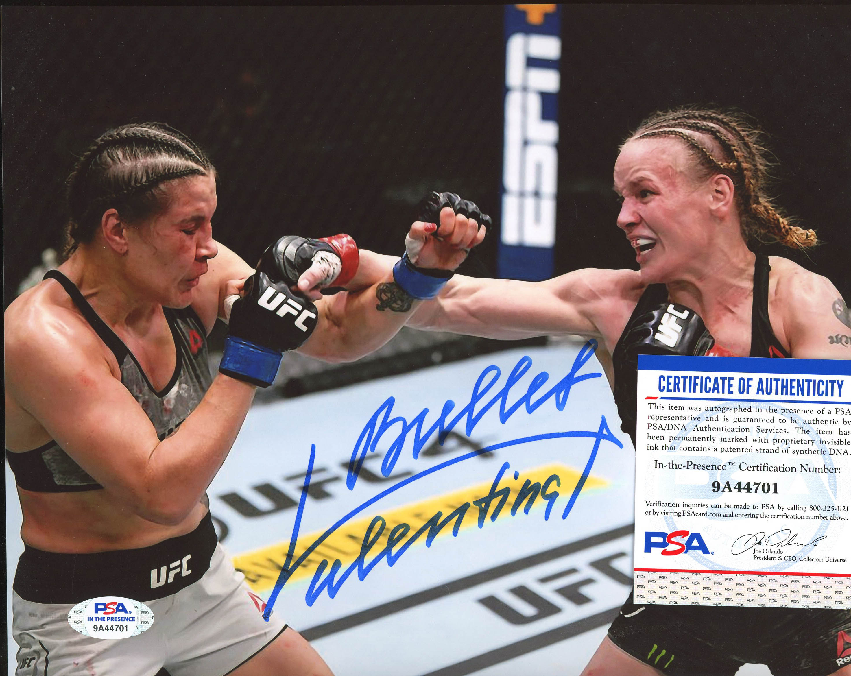 "Bullet" Valentina Shevchenko Signed UFC 8x10 Photo (PSA COA ...