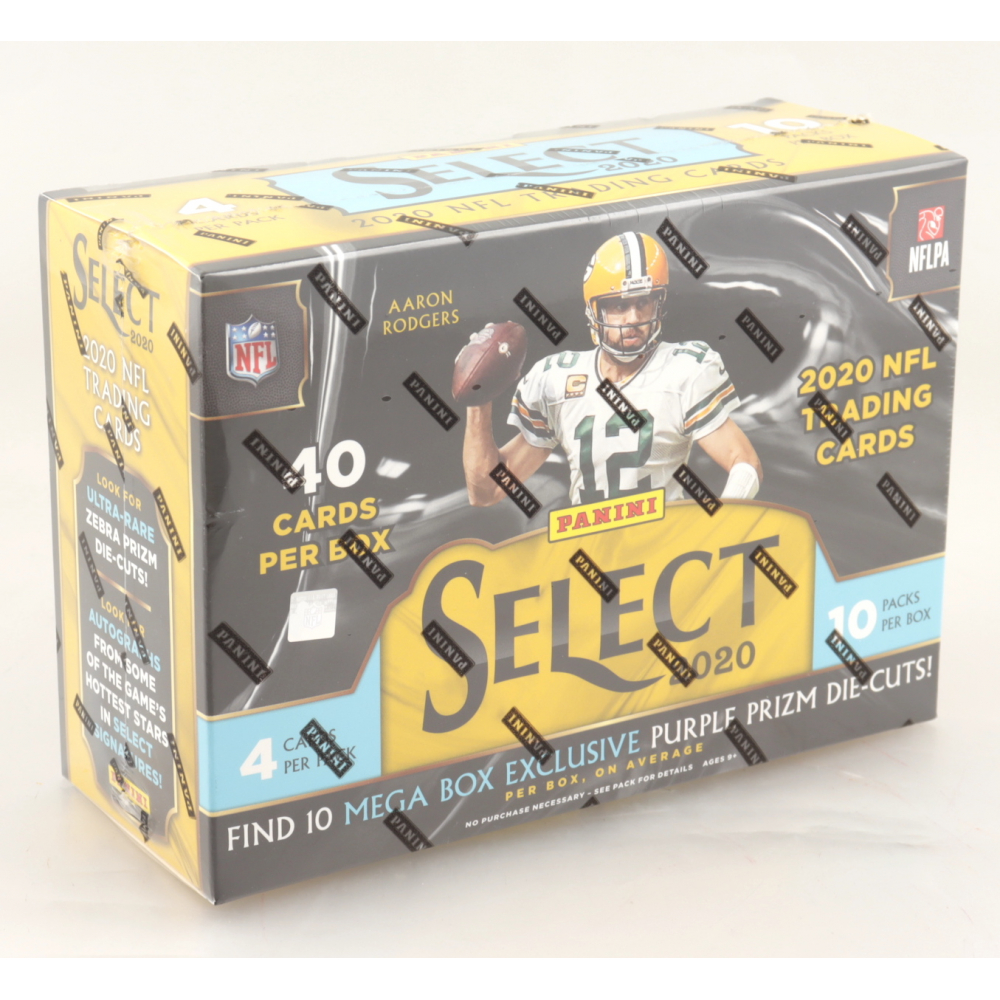 2020 Panini Select Football Trading Cards Mega Box with (10) Packs ...
