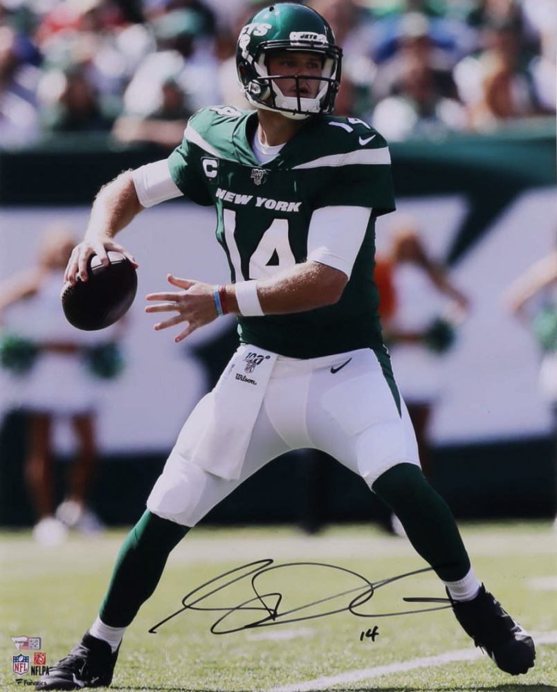 Sam Darnold Signed Jets 16x20 Photo (Fanatics Hologram) | Pristine Auction