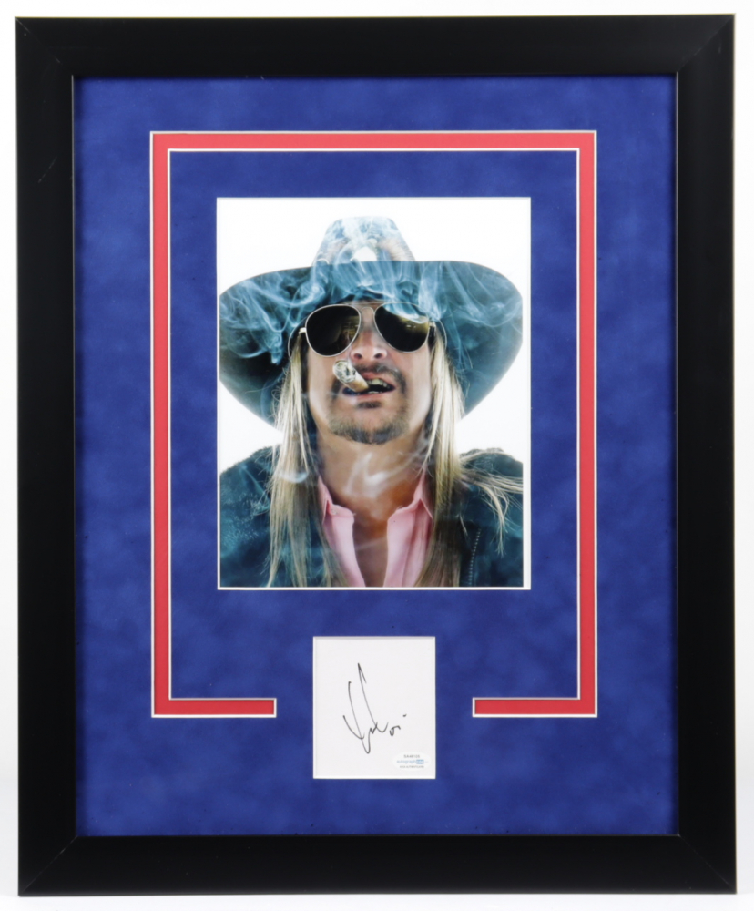 Kid Rock Signed 18x22 Custom Framed Cut Display (ACOA COA) | Pristine ...