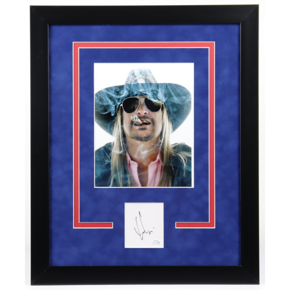 Kid Rock Signed 18x22 Custom Framed Cut Display (ACOA COA) | Pristine ...