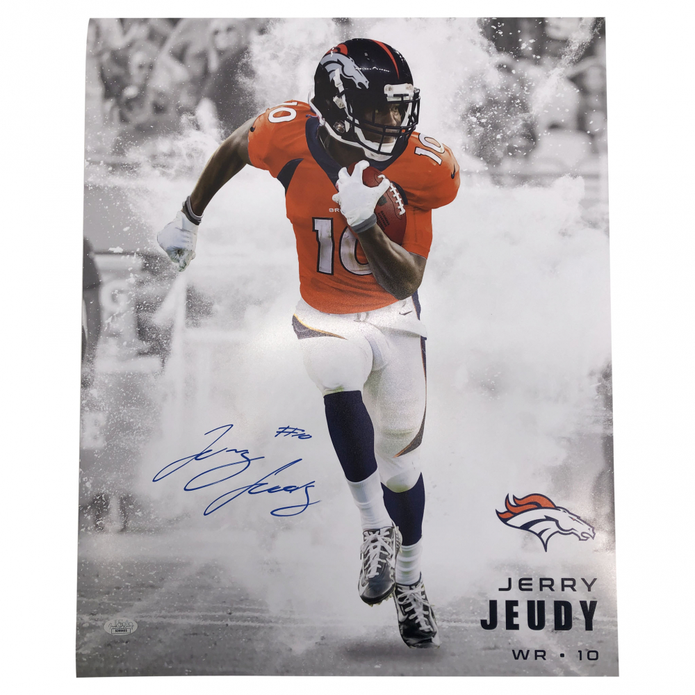 Jerry Jeudy Signed Broncos 16x20 Photo (JSA COA) | Pristine Auction