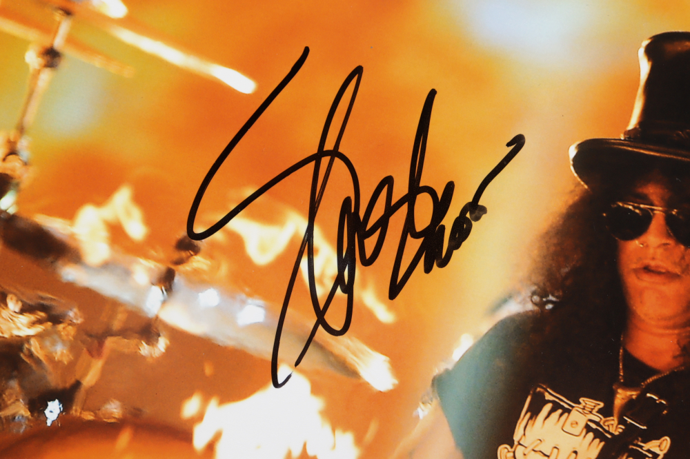 Slash Signed 11x14 Photo (PSA COA) | Pristine Auction