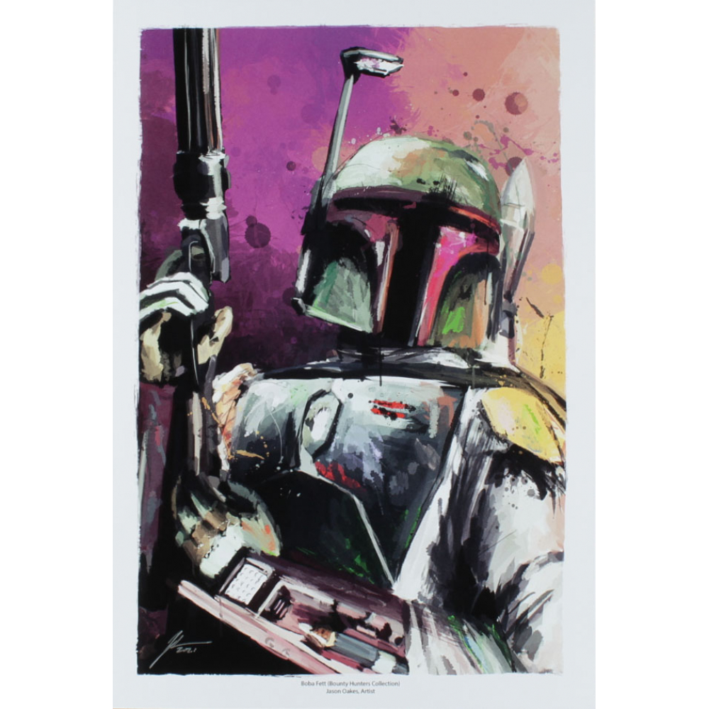 Jason Oakes - "Boba Fett" Signed Star Wars Bounty Hunters Collection 13 ...