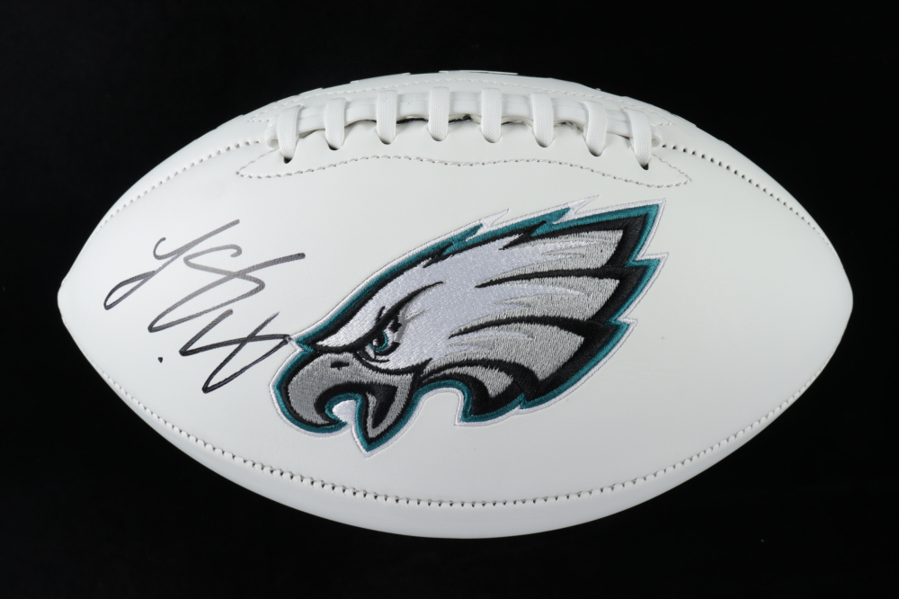 LeSean McCoy Signed Eagles Logo Football (JSA COA) | Pristine Auction