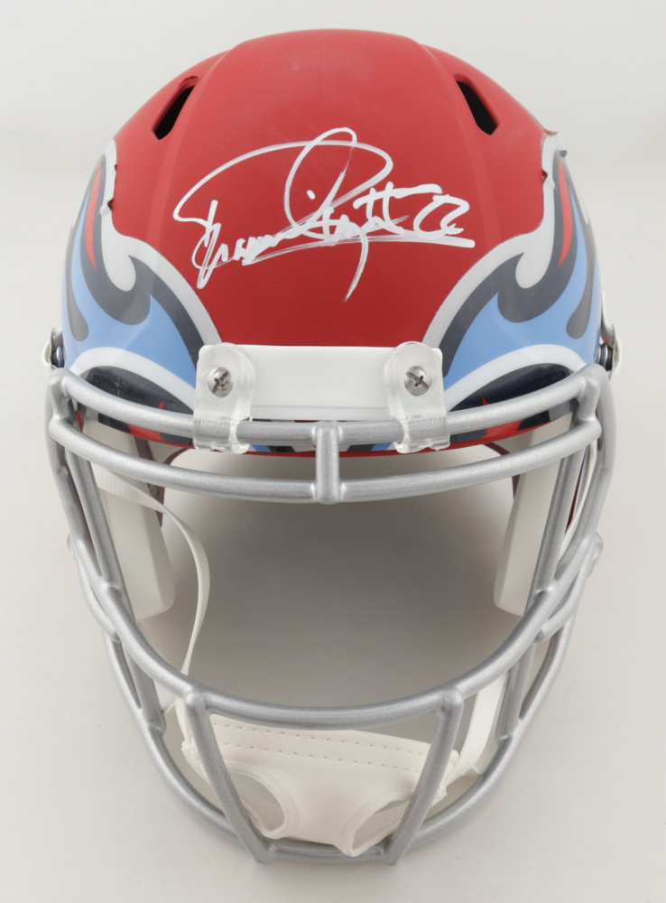 Derrick Henry Signed Titans Full-Size AMP Alternate Speed Helmet (JSA ...