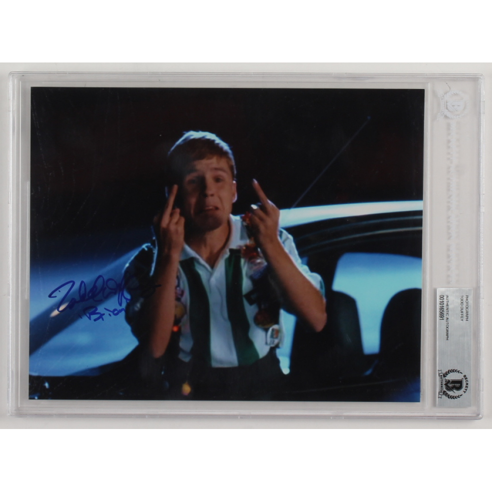 Todd Duffey Signed "Office Space" 8x10 Photo Inscribed "Brian" (BGS Encapsulated) (See ...