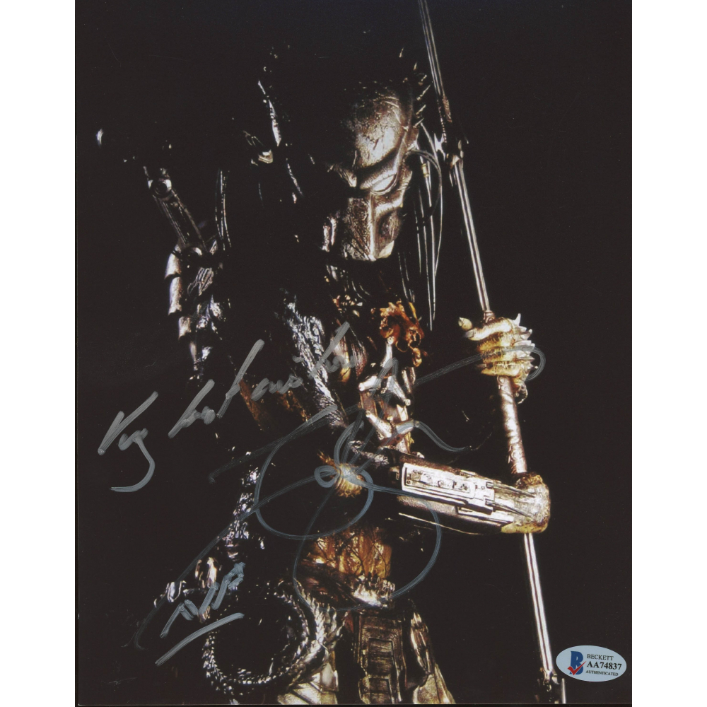 Ian Whyte Signed "Alien vs. Predator: Requiem" 8x10 Photo Inscribed ...