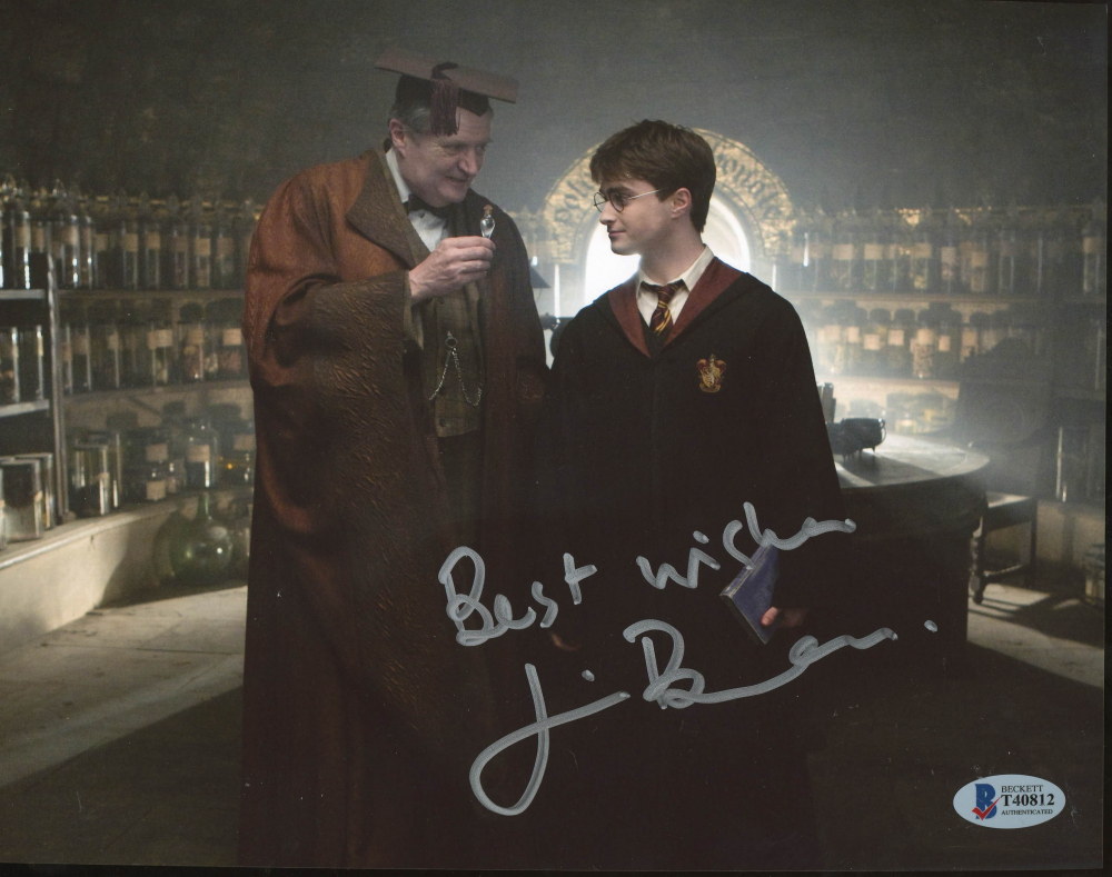 Jim Broadbent Signed "Harry Potter and the Half-Blood Prince" 8x10 ...