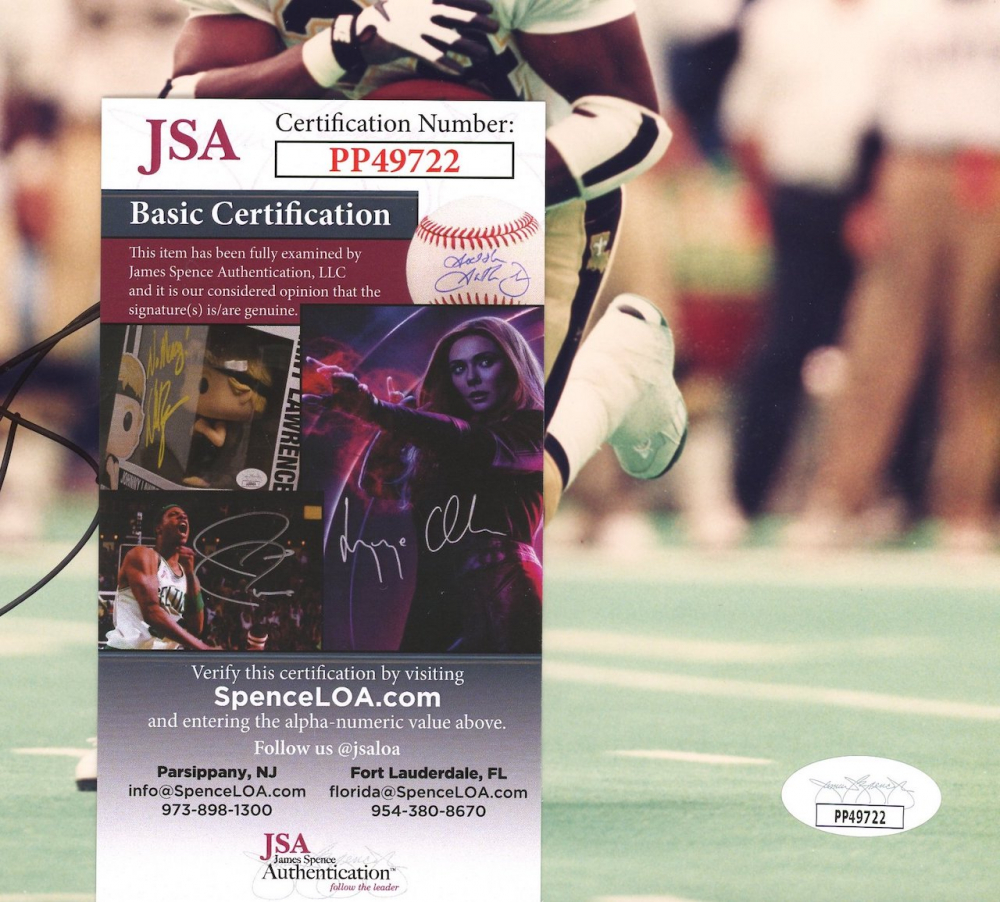 Mario Bates Signed Saints 8x10 Photo (JSA COA) | Pristine Auction