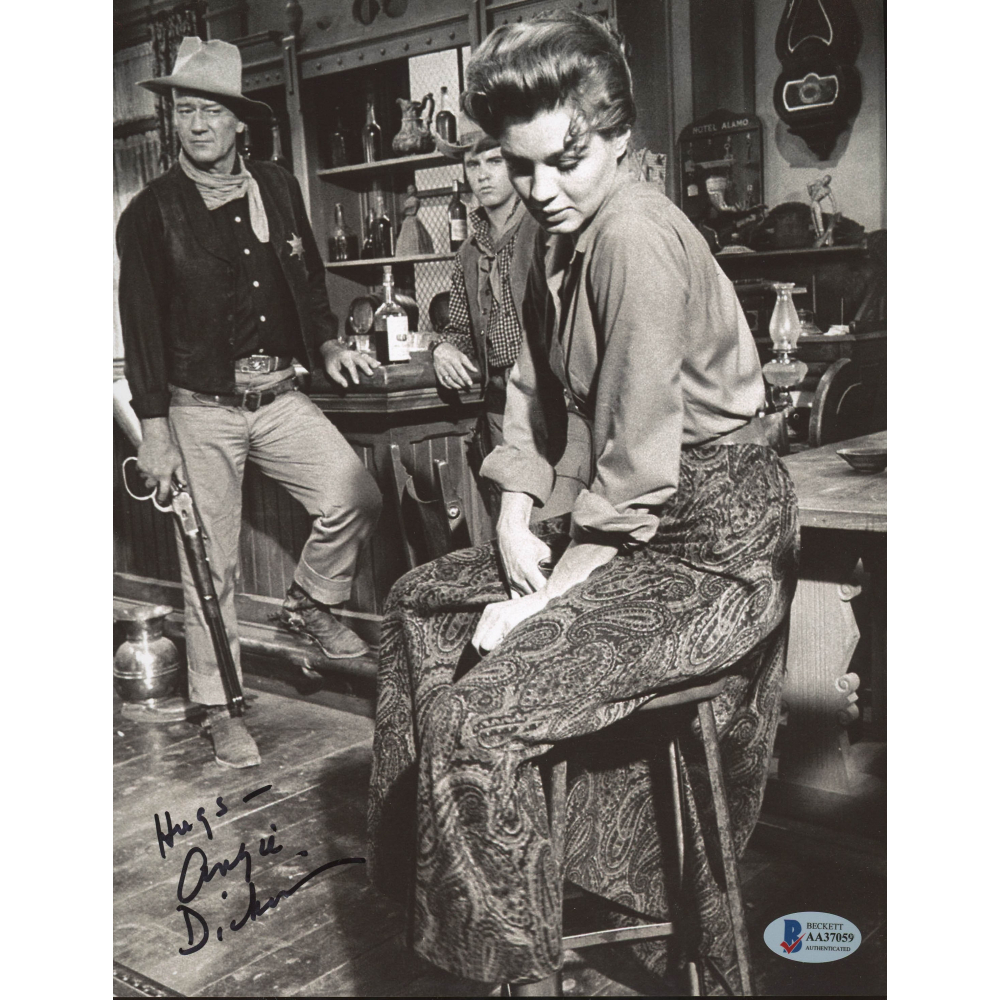 Angie Dickinson Signed "Rio Bravo" 8x10 Photo Inscribed "Hugs" (Beckett ...