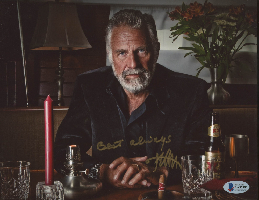 Jonathan Goldsmith Signed "Dos Equis" 8x10 Photo Inscribed "Best Always ...