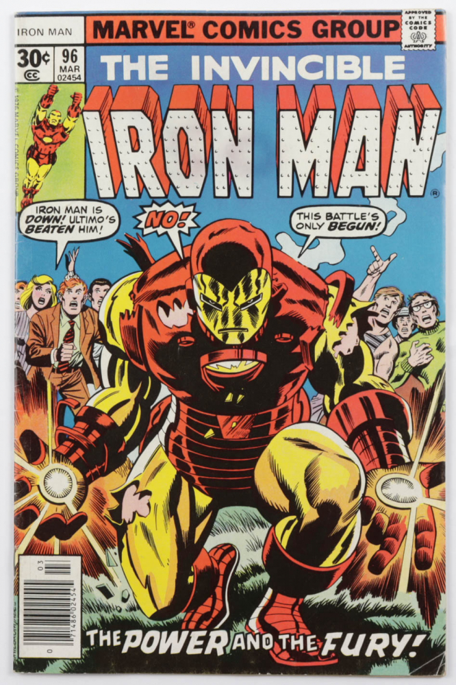 1976 "The Invincible Iron Man" Issue #96 Marvel Comic Book | Pristine ...