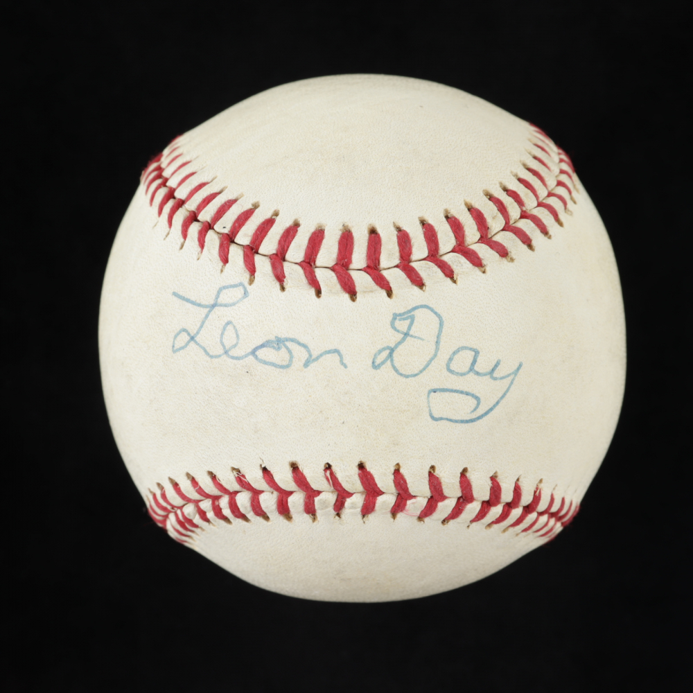 Leon Day Signed Baseball (Beckett COA) | Pristine Auction