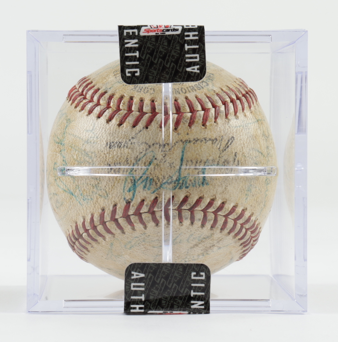 1960 Cubs Baseball Team-Signed by (35) with Ernie Banks, Bob Kennedy ...