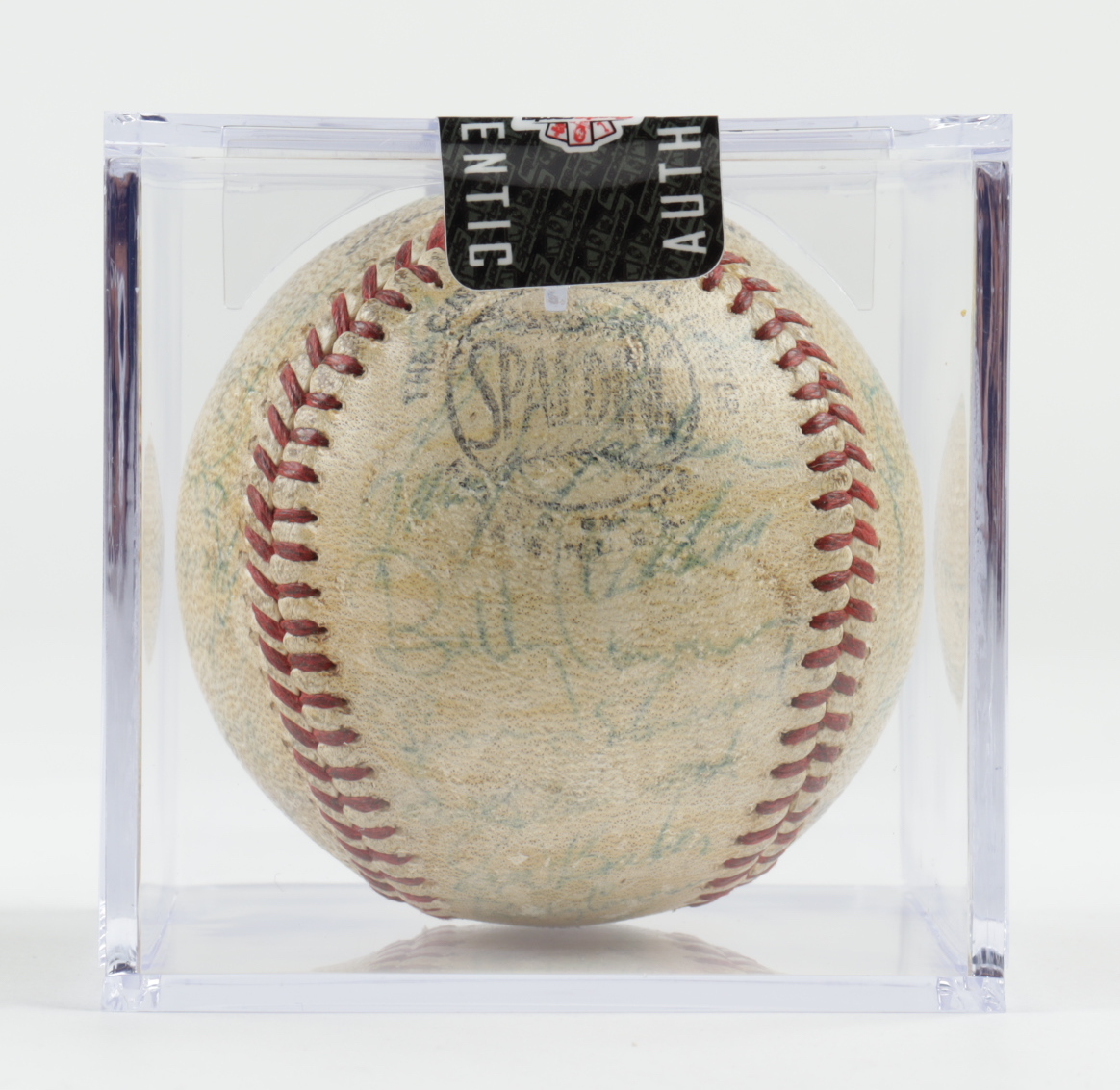 1960 Cubs Baseball Team-Signed by (35) with Ernie Banks, Bob Kennedy ...