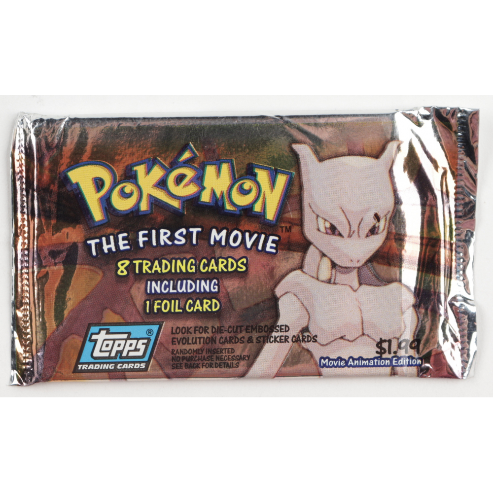 1999 Topps Pokemon The First Movie Pack 9 Cards Pristine Auction 1999 Topps Pokemon The First Movie Pack 9 Cards Pristine Auction