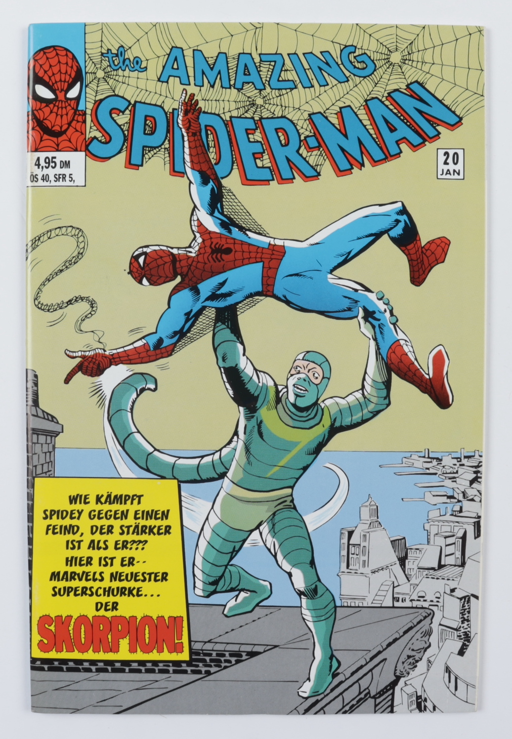 1963 "The Amazing Spider-Man" Issue #20 Marvel German Comic Book ...