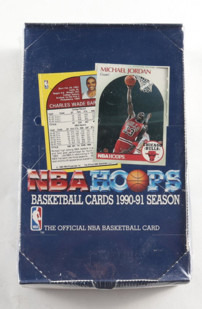 1990-91 NBA Hoops Basketball Box of (36) Packs | Pristine Auction