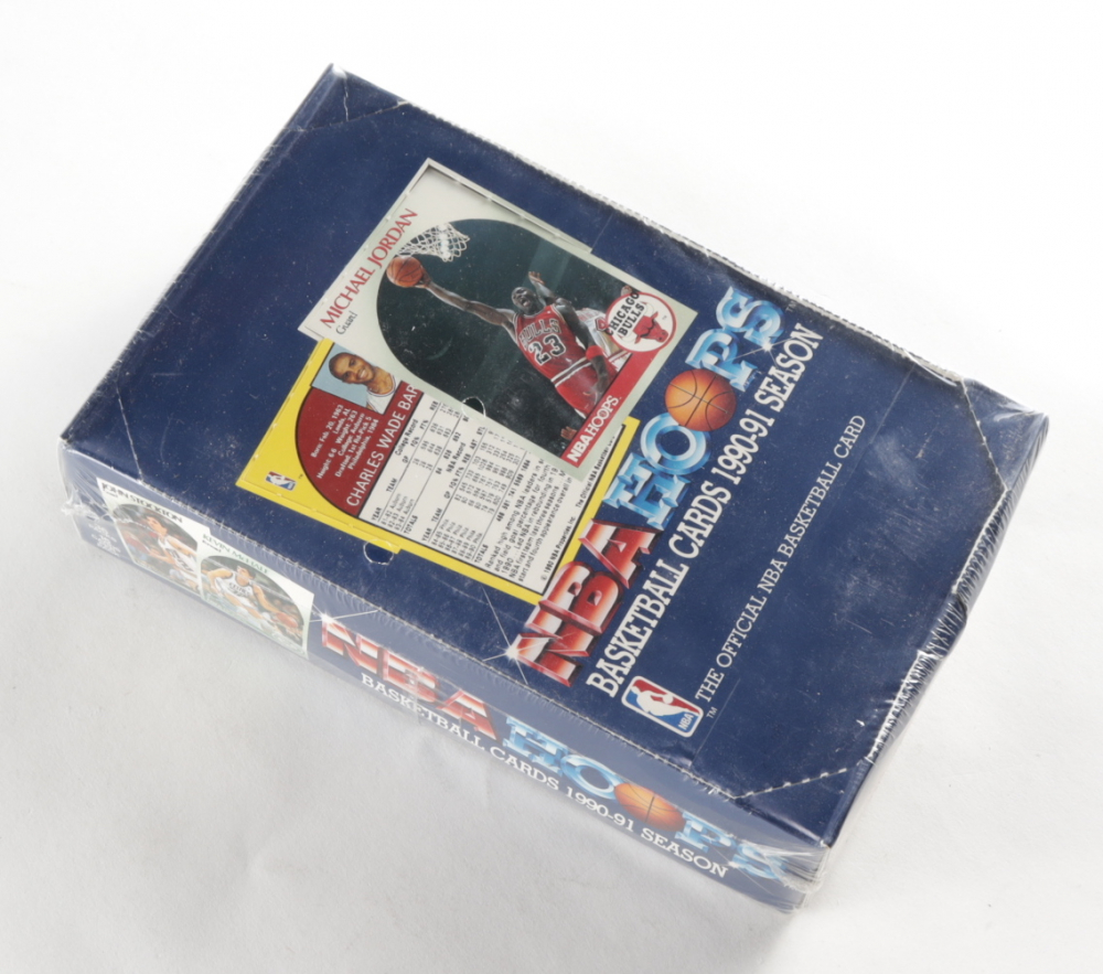 1990-91 NBA Hoops Basketball Box of (36) Packs | Pristine Auction