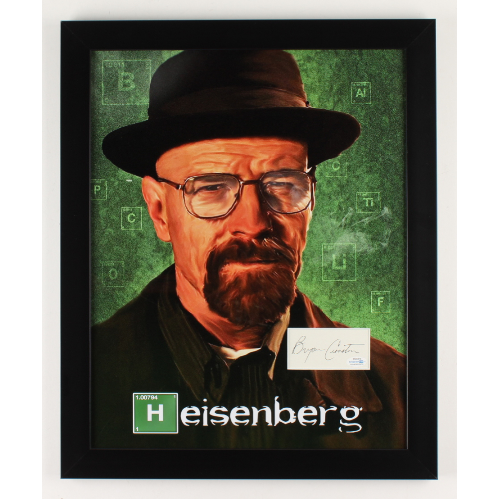 Bryan Cranston Signed "Breaking Bad" 18.5x22.5 Custom Framed Cut ...