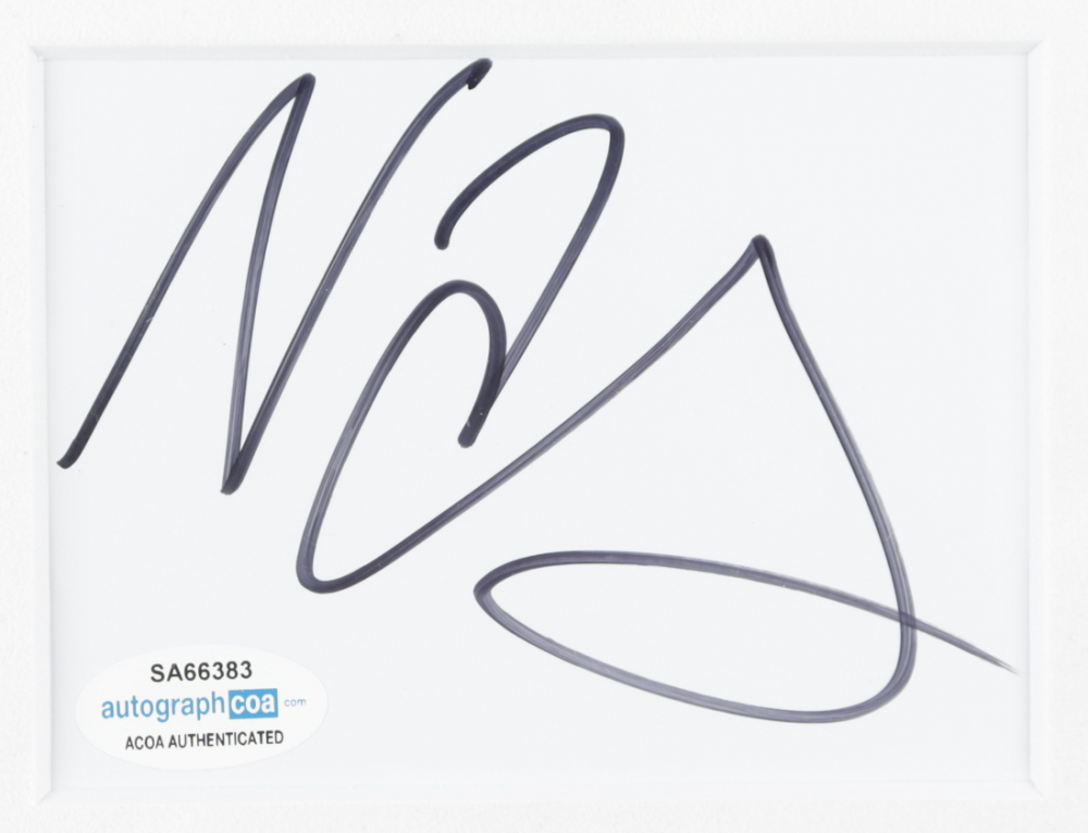 Nas Signed "Illmatic" 18.5x22.5 Custom Framed Cut Display (ACOA COA ...