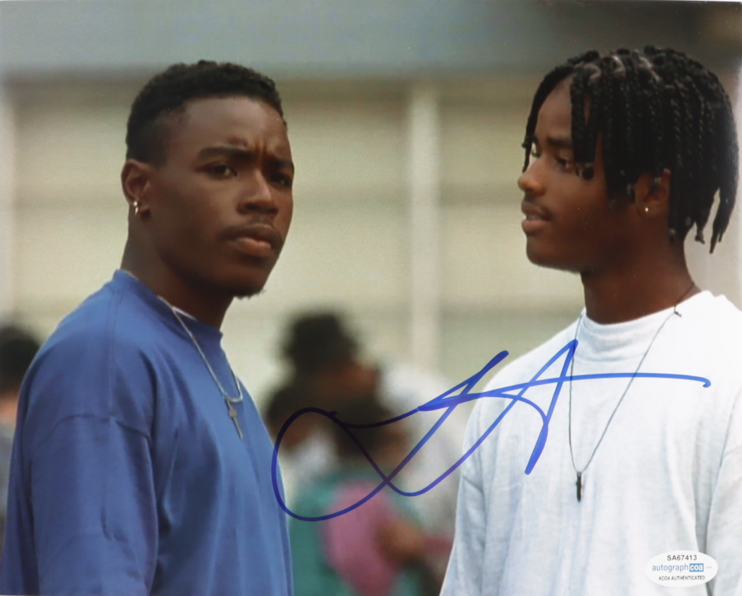 Larenz Tate Signed "Menace II Society" 8x10 Photo (AutographCOA COA ...