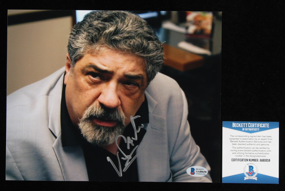 Vincent Pastore Signed "The Sopranos" 8x10 Photo (Beckett COA ...