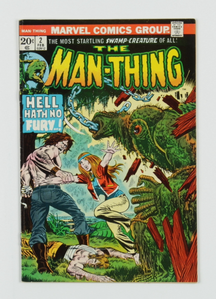 1973 "The Man-Thing" Issue #2 Marvel Comic Book | Pristine Auction