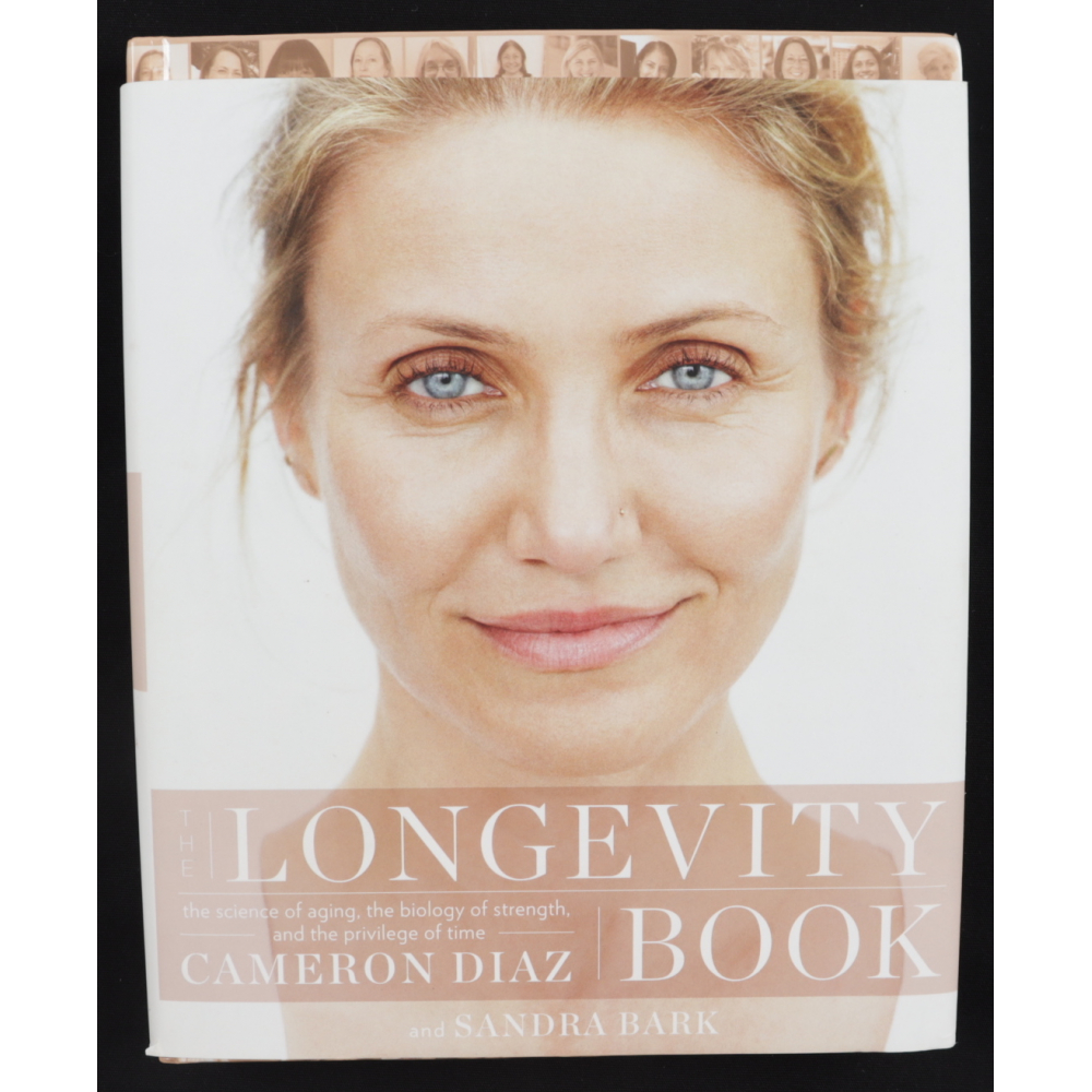 Cameron Diaz Signed "The Longevity Book" Hardcover Book (Beckett COA ...