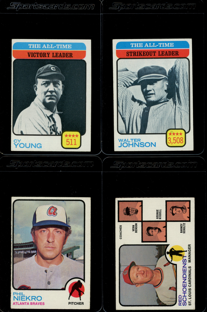 “1973 TOPPS BASEBALL COMPLETE SET BREAK” Mystery BOX– 15 CARDS PER BOX ...