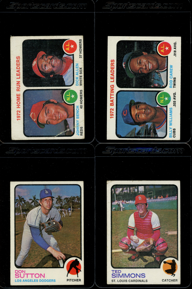 “1973 Topps Baseball Complete Set Break” Mystery Box– 15 Cards Per Box
