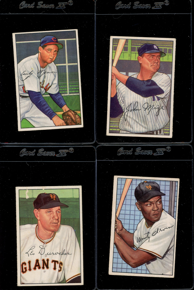 1952 BOWMAN BASEBALL COMPLETE SET BREAK” MYSTERY BOX– 3 CARDS PER BOX ...