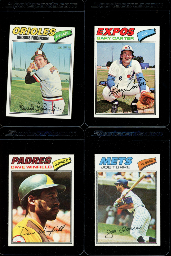 1977 TOPPS BASEBALL COMPLETE SET BREAK MYSTERY BOX– 22 CARDS PER BOX ...