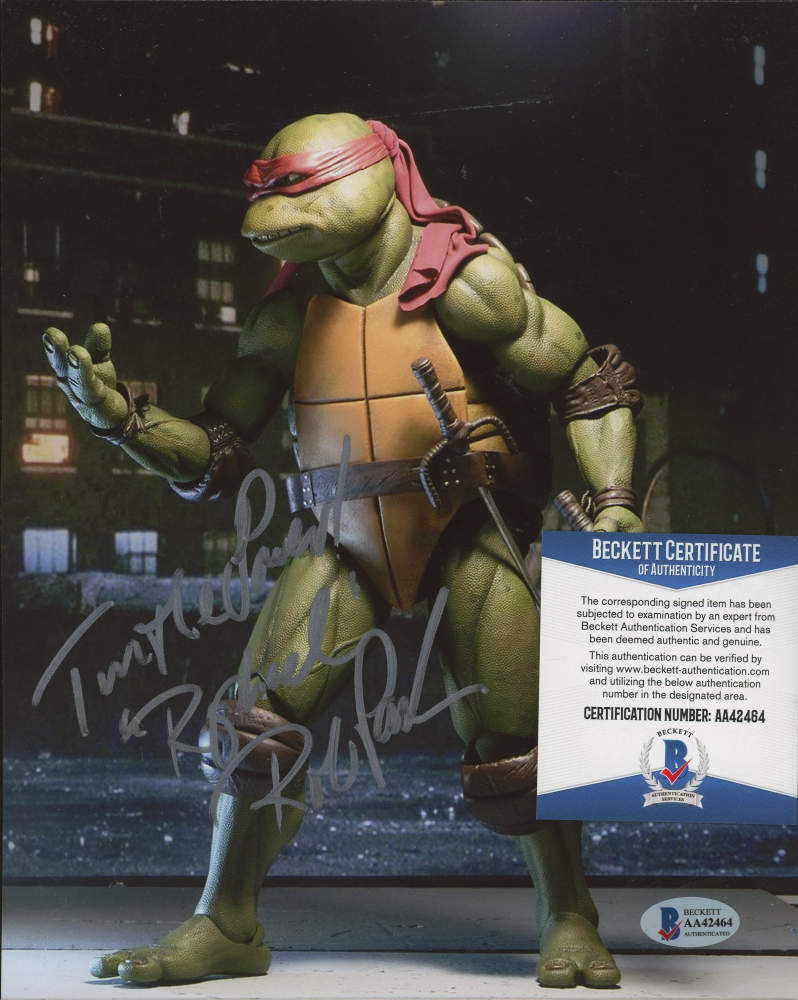 Rob Paulsen Signed "Teenage Mutant Ninja Turtles" 8x10 Photo Inscribed ...