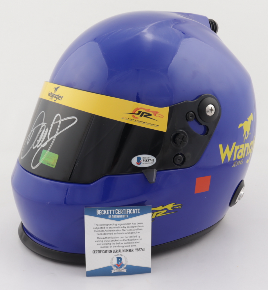 Dale Earnhardt Jr. Signed NASCAR Wrangler #3 Full-Size Helmet (Beckett ...
