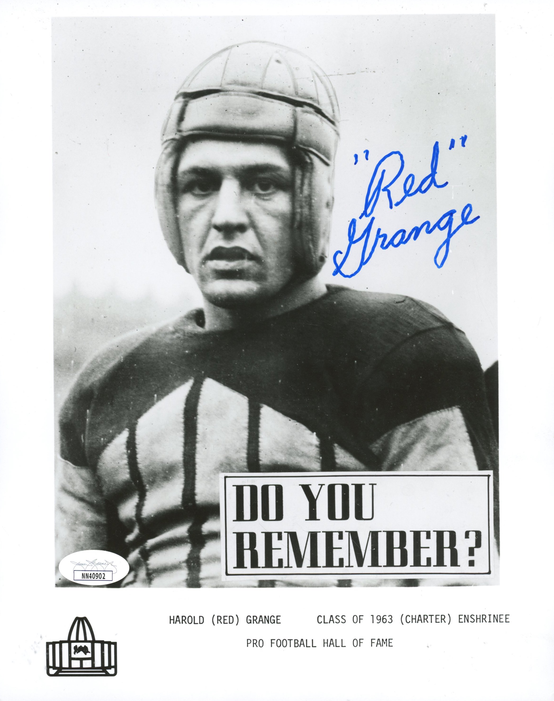 Harold "Red" Grange Signed 8x10 Photo (JSA COA) | Pristine Auction