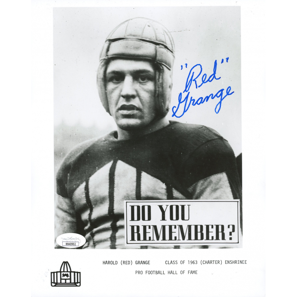 Harold "Red" Grange Signed 8x10 Photo (JSA COA) | Pristine Auction