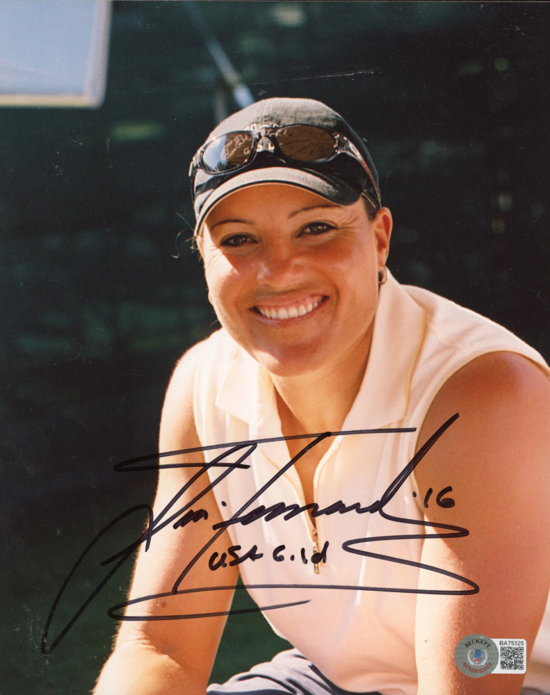 Lisa Fernandez Signed Team USA 8x10 Photo Inscribed "'16 USA Gold ...