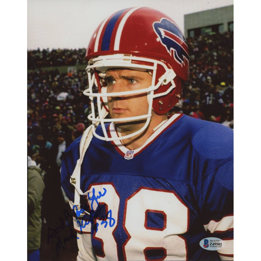 Mark Kelso Signed Bills 8x10 Photo Inscribed "God Bless You" (Beckett ...