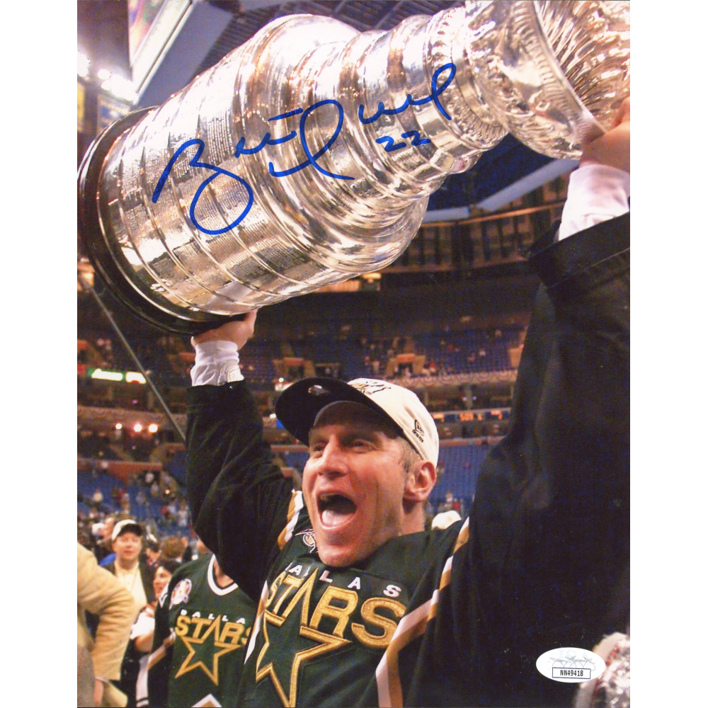 Brett Hull Signed Stars 8x10 Photo (JSA COA) | Pristine Auction