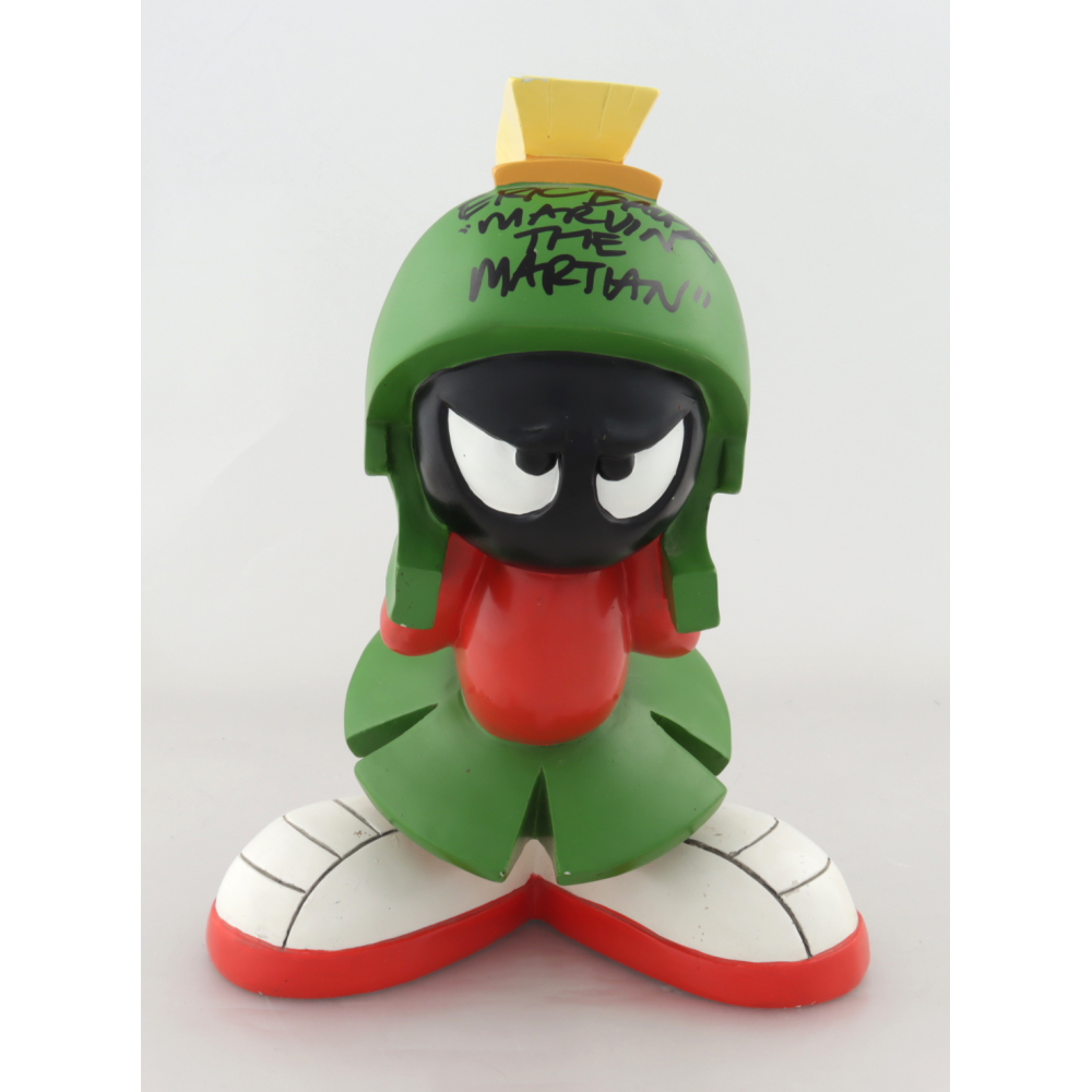 Eric Bauza Signed "Marvin The Martian" Statue (PSA) (See Description ...