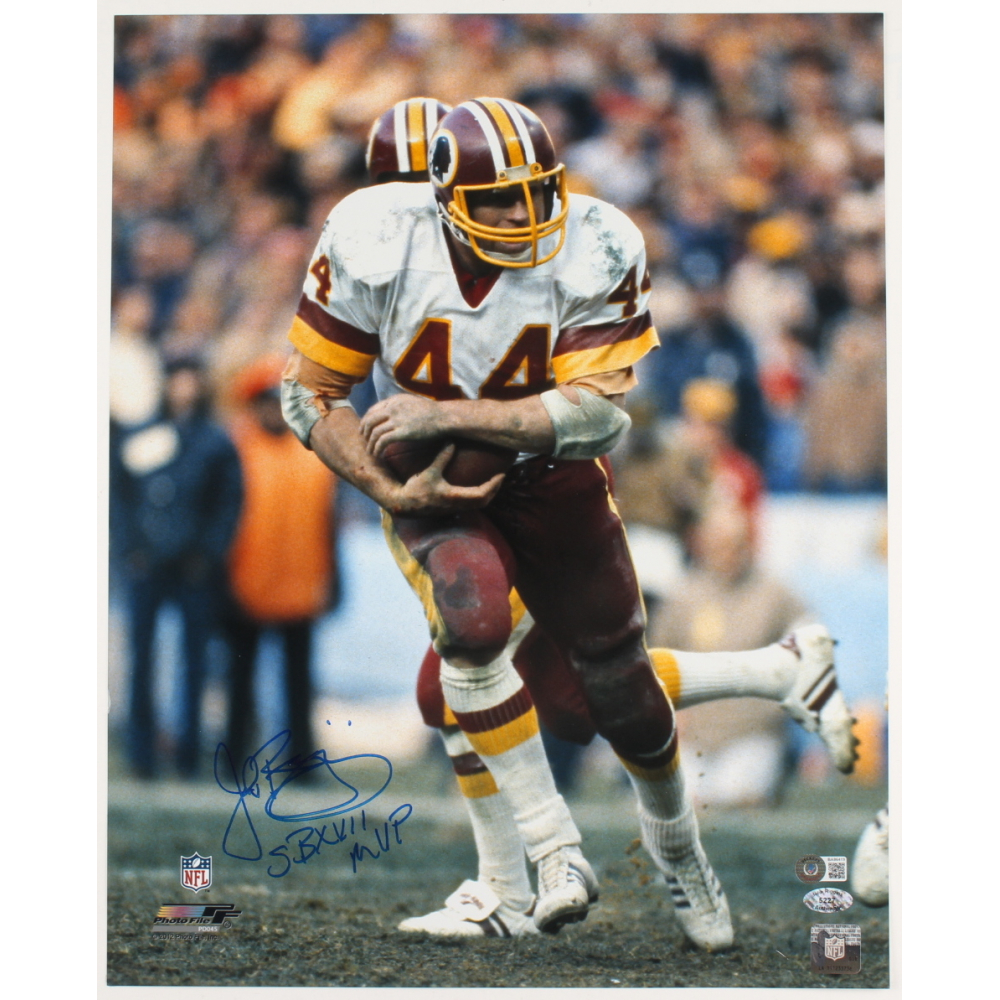 John Riggins Signed Redskins 16x20 Photo Inscribed Inscribed "SBXVII ...