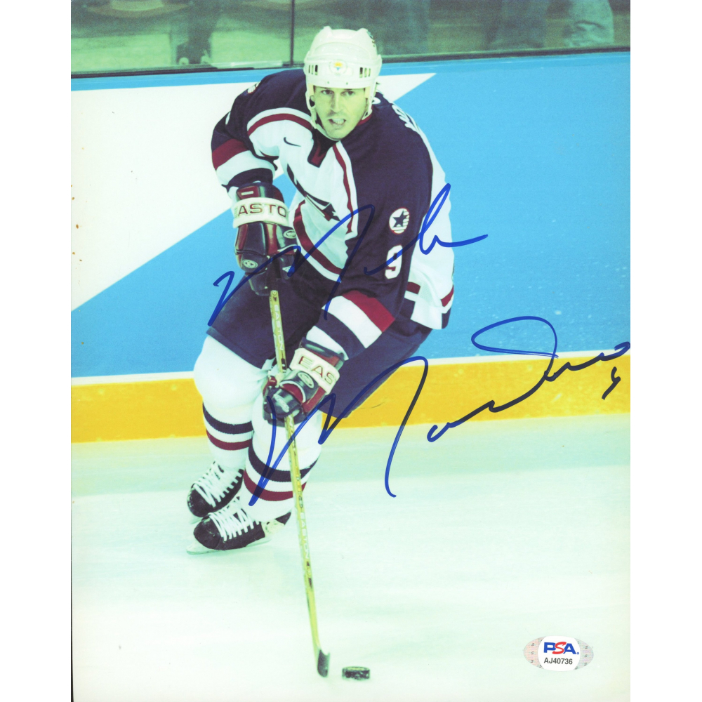 Mike Modano Signed Olympics 8x10 Photo (PSA COA) | Pristine Auction