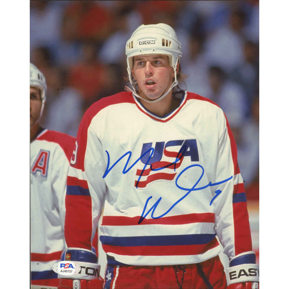 Mike Modano Signed Team USA 8x10 Photo (PSA COA) | Pristine Auction