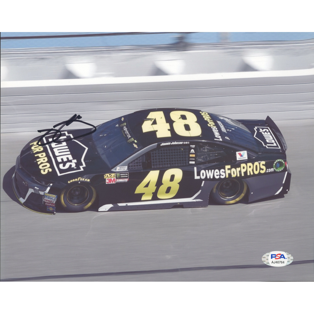 Jimmie Johnson Signed NASCAR 8x10 Photo (PSA) | Pristine Auction