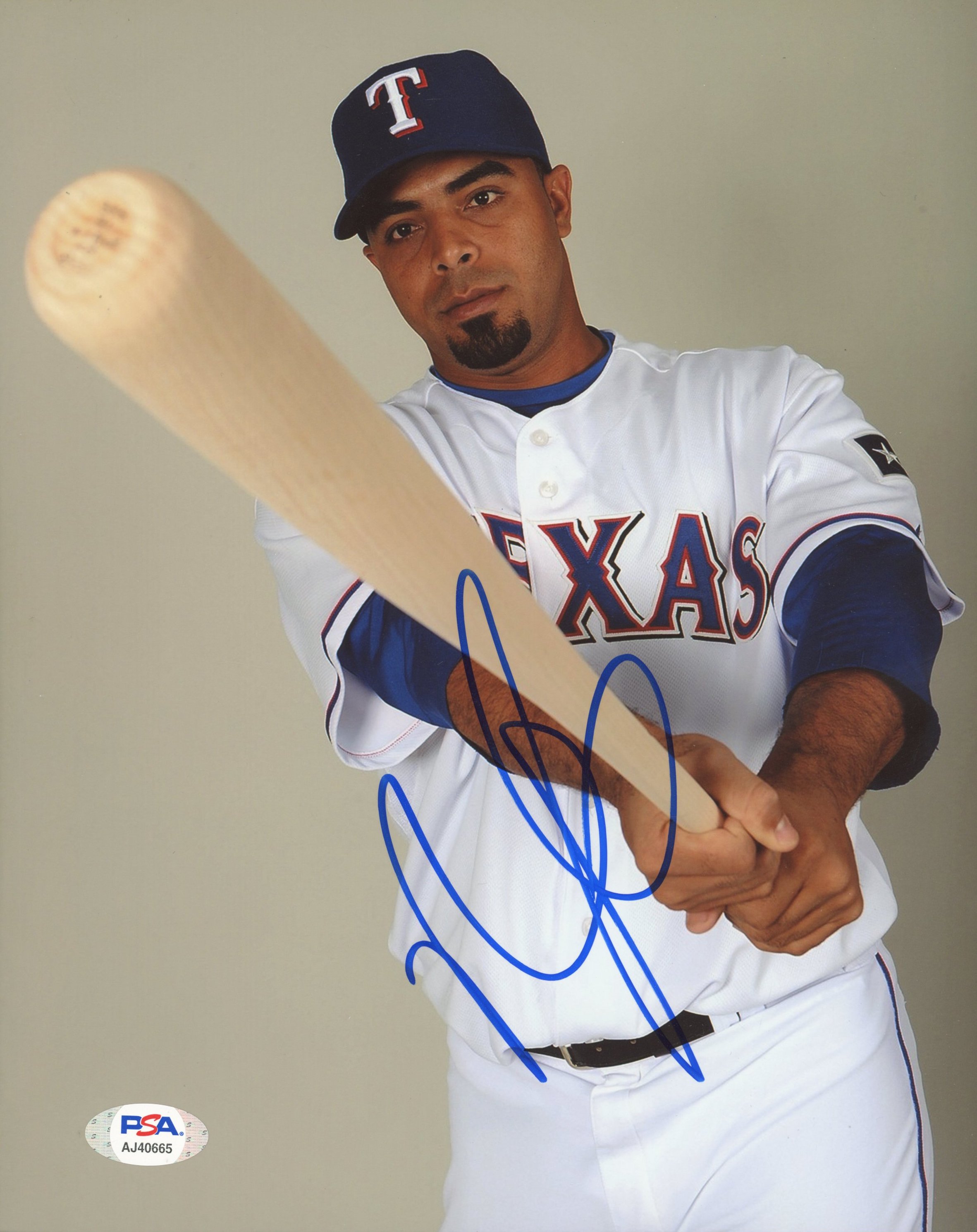 Nelson Cruz Signed Rangers 8x10 Photo (PSA COA) | Pristine Auction