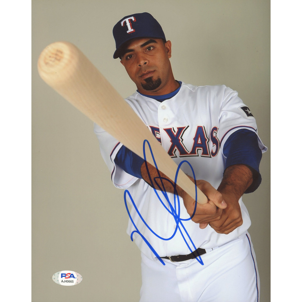 Nelson Cruz Signed Rangers 8x10 Photo (PSA COA) | Pristine Auction
